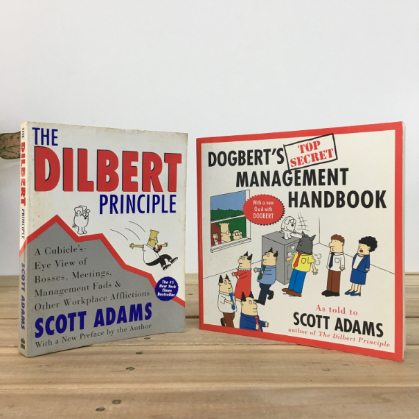 Scott Adams' books - The Dilbert Principle and Dogbert's Management ...