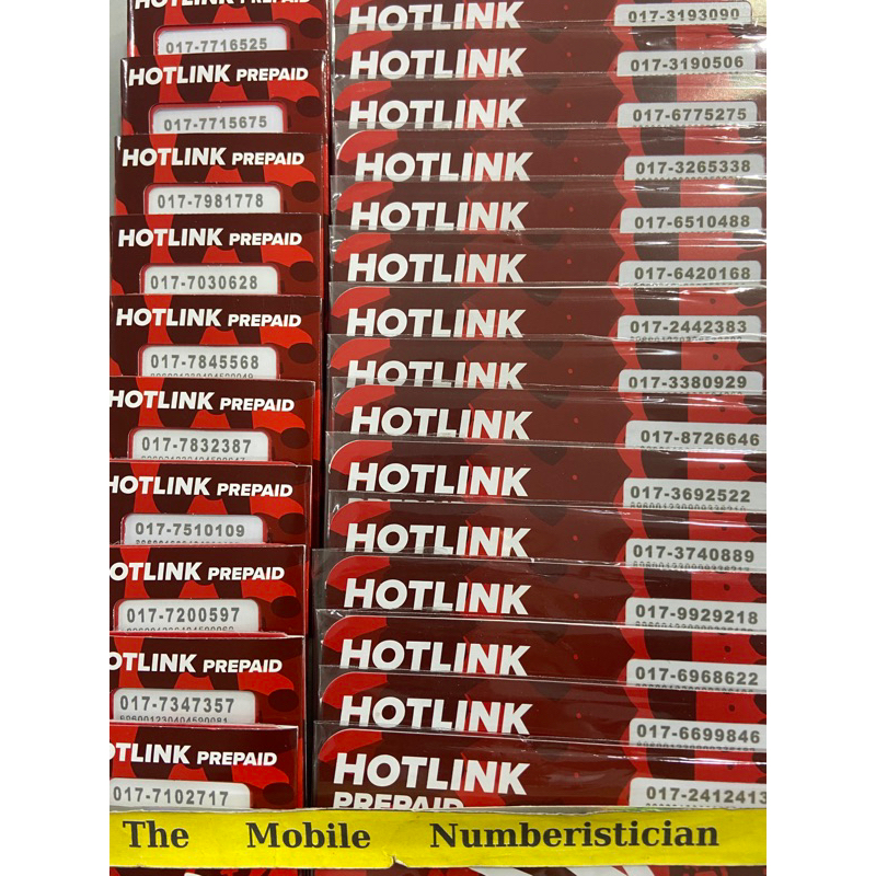 Maxis 017 Hotlink ViP Special Number Unlimited Prepaid | Shopee Malaysia