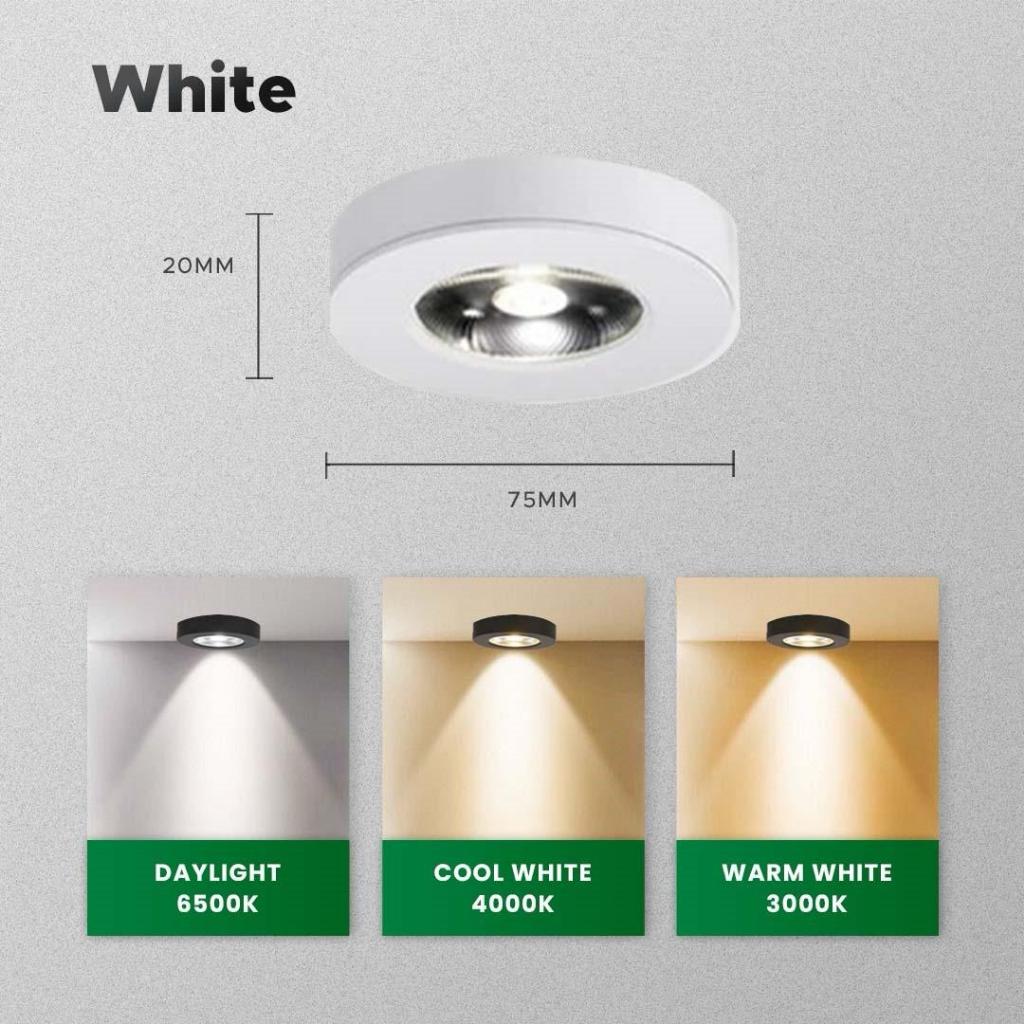 SURFACE LED EYEBALL 3W/5W SURFACE MOUNTED LED SPOTLIGHT | Shopee Malaysia