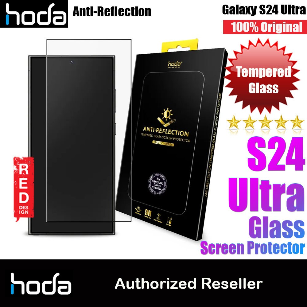 Hoda Galaxy S24 Ultra Anti Reflection Full Coverage Tempered Glass Screen Protector | Shopee ...
