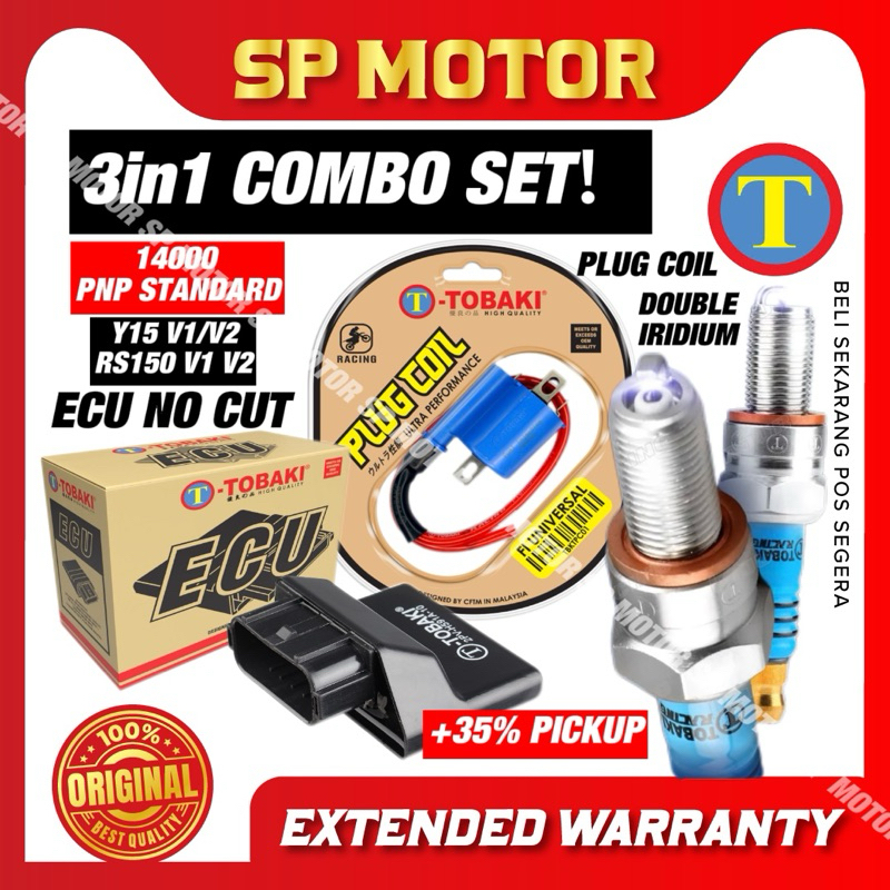 TOBAKI ECU No Cut Y15ZR RS150R PNP Standard | Y15 RS150 V2 Buang Cut ...