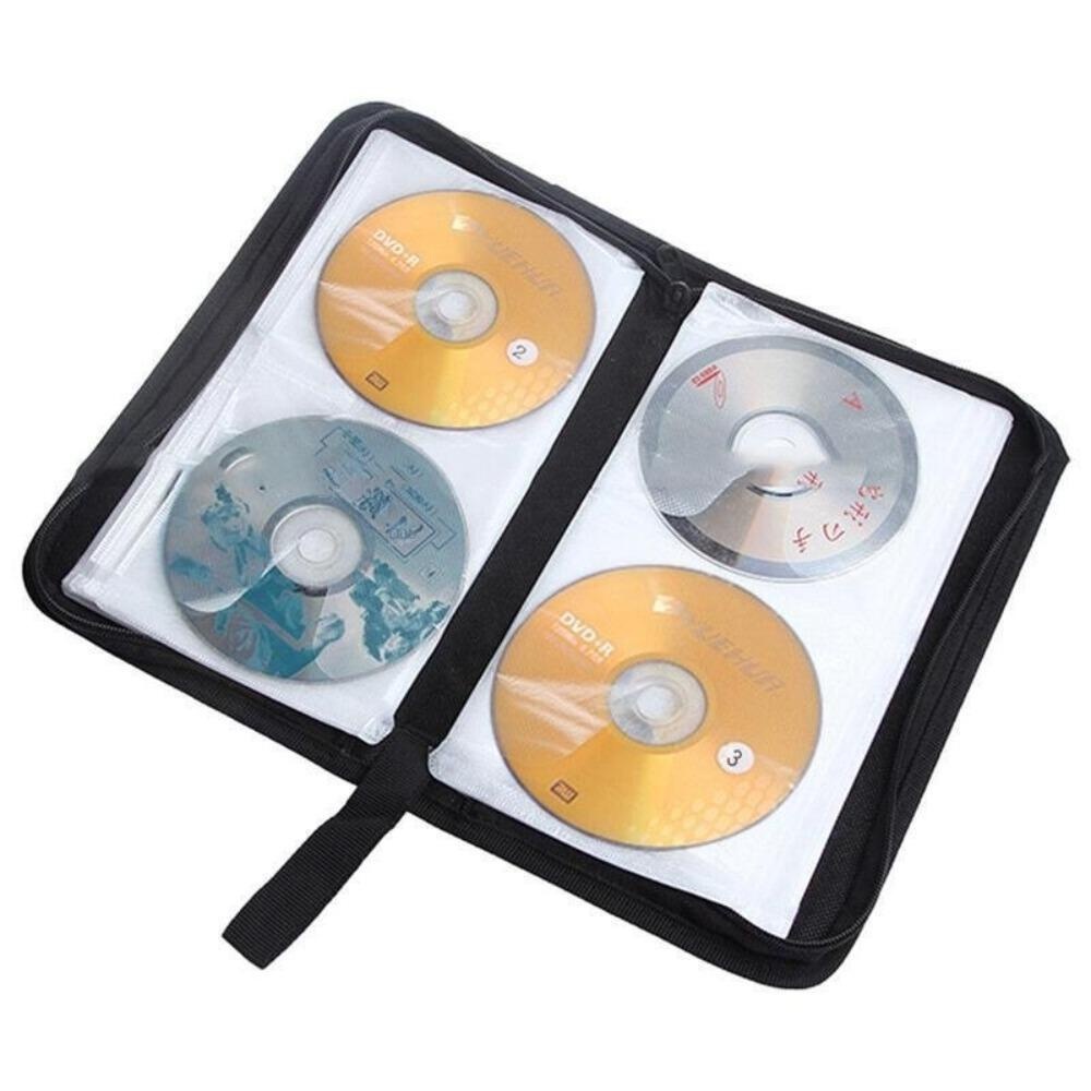 80 Sleeve CD Protector CD DVD Storage Bag, Big Capacity Lightweight ...