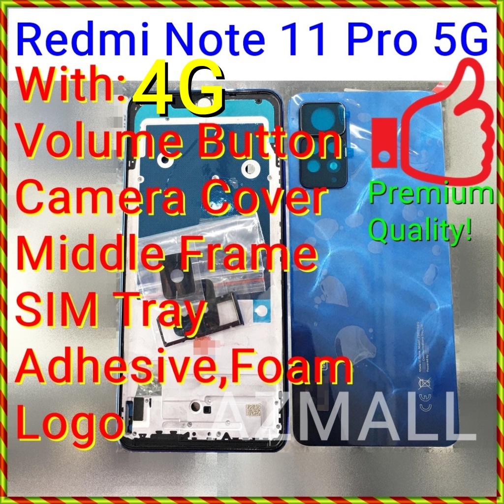 (4 Colors) NEW ORI Full Housing Middle Frame Battery Cover XIAOMl Redmi ...