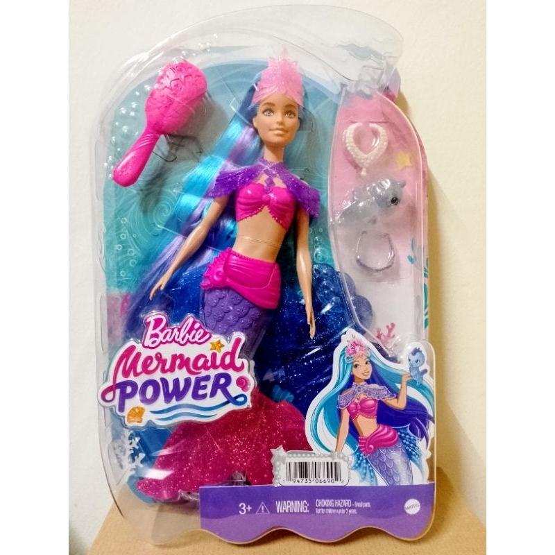Barbie Mermaid Power With Seahorse & accessories Original Mattel HHG52 ...
