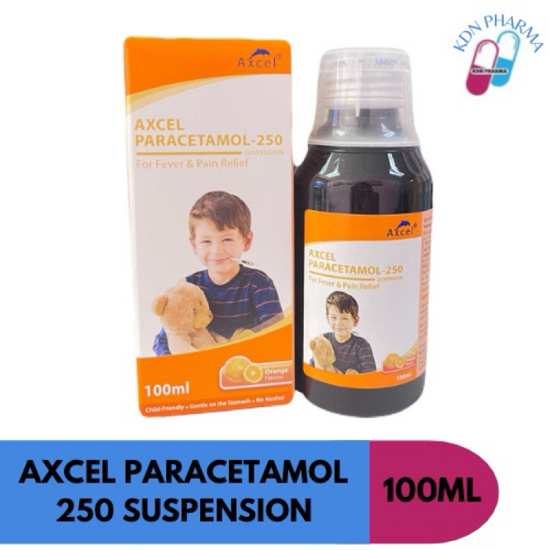 AXCEL PARACETAMOL 250 SUSPENSION 100ML[EXP: 08/2026] | Shopee Malaysia