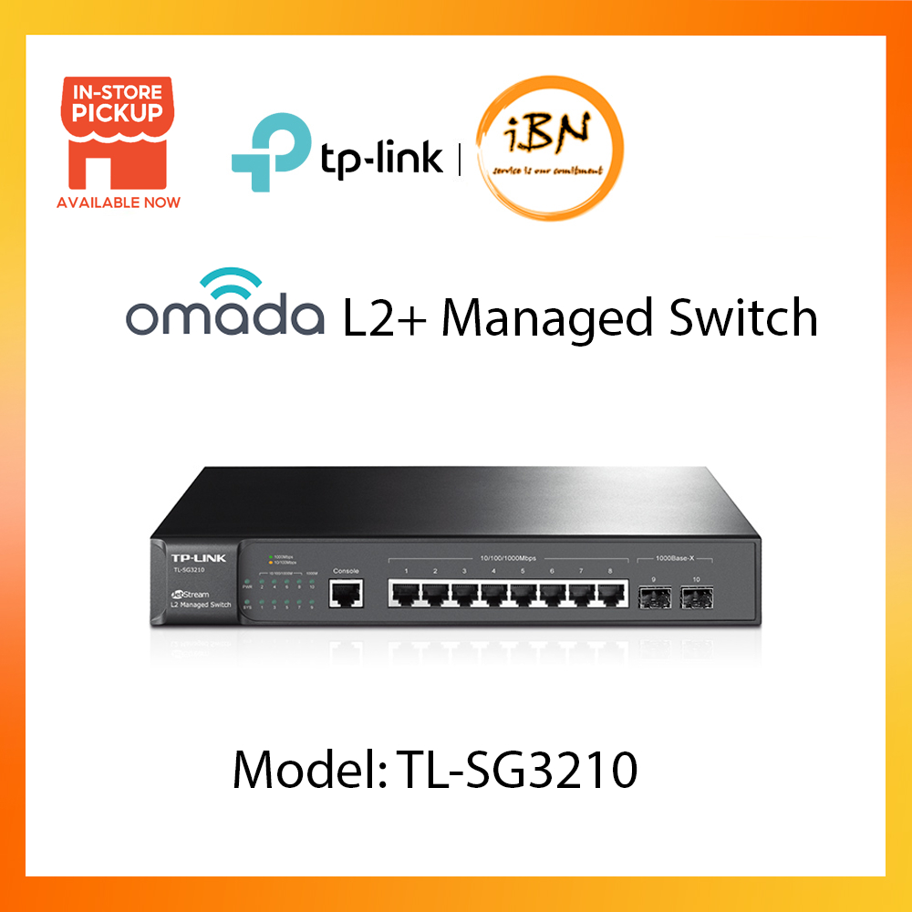 TP-Link TL-SG3210 JetStream 8-Port Gigabit L2 Managed Switch with 2 SFP ...