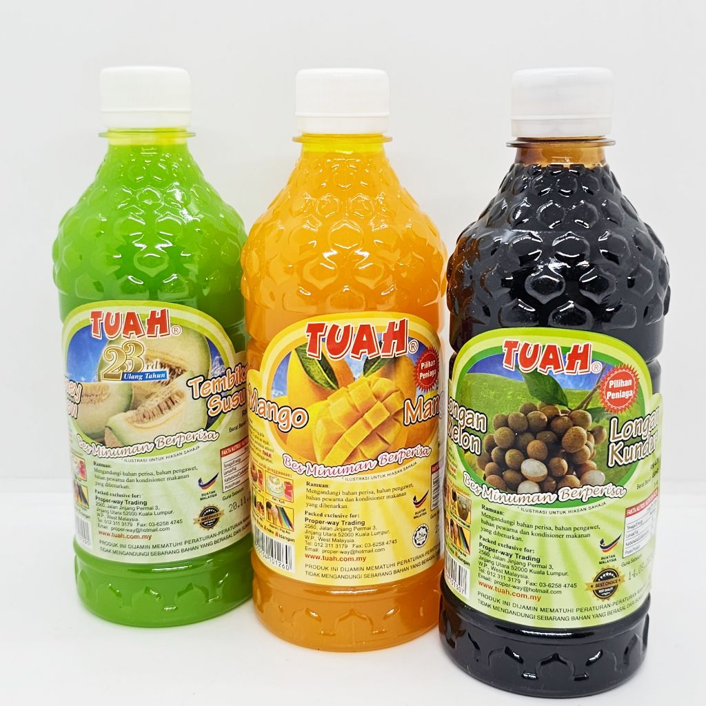 Sirap TUAH Bes Minuman Berperisa Mangga (Mango), Tembikai Susu (Honey ...
