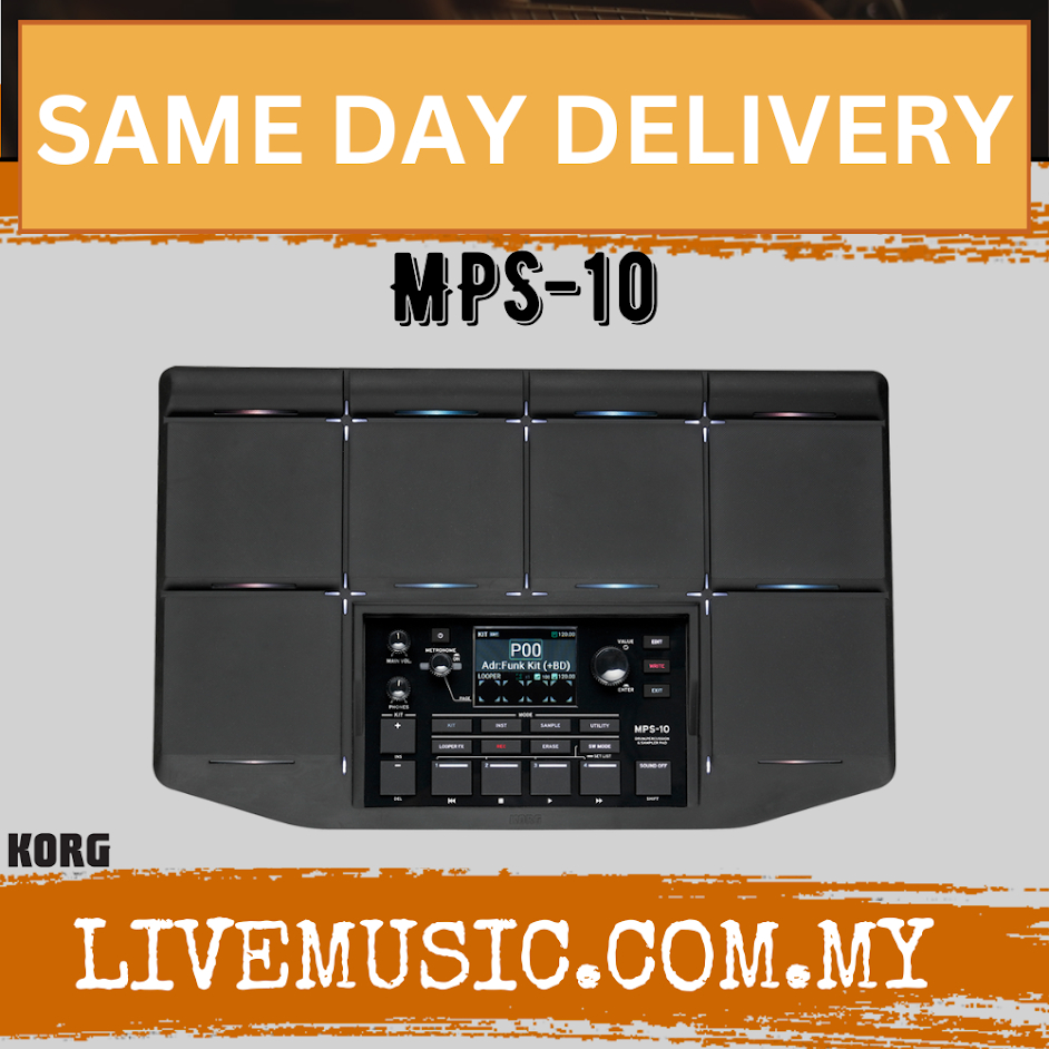 Korg MPS-10 Drum Percussion and Sampler Pad ( MPS 10 / MPS10 ) | Shopee ...