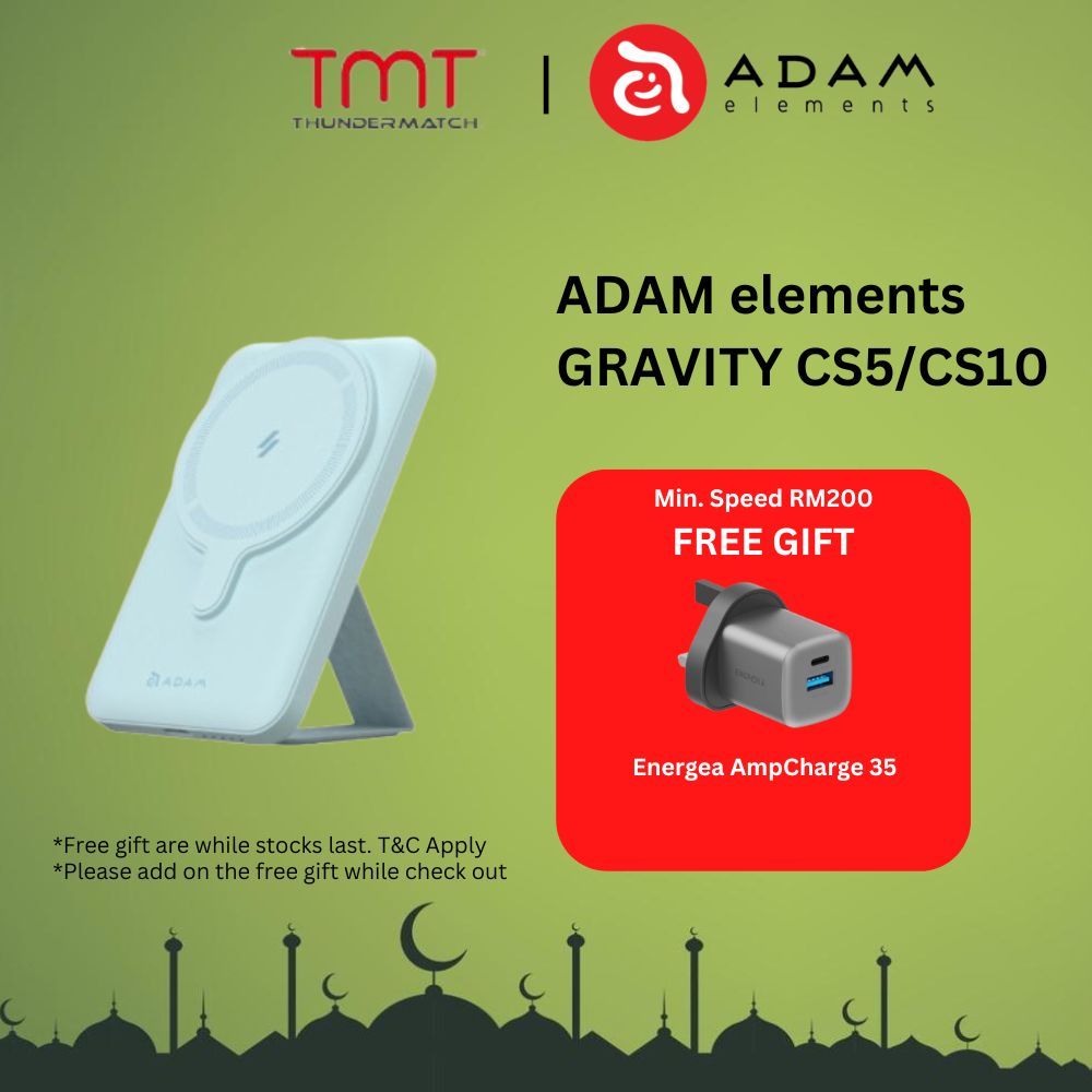 ADAM elements GRAVITY CS5/CS10 Magnetic Power Bank with Foldable Stand 5000mAh/10000mAh | 15W ...