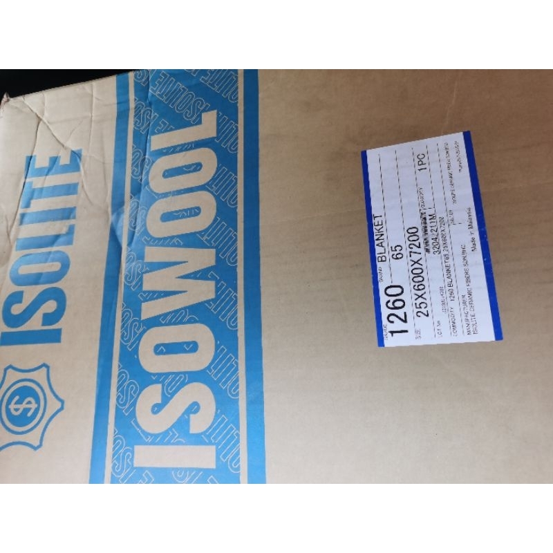 Ceramic Fibre Blanket Ceramic Fiber Wool Isowool Heat Insulation 1260 ...