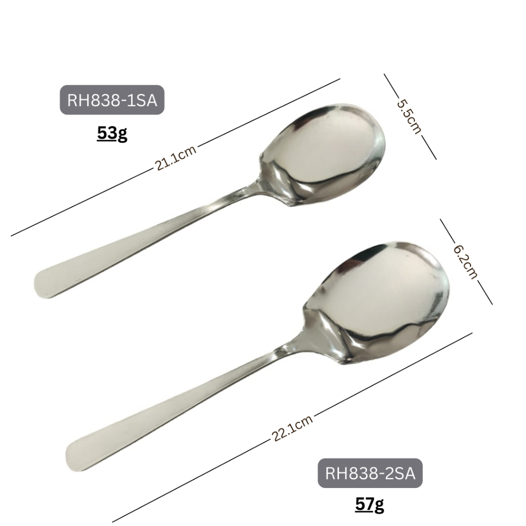 Stainless Steel Rhino Serving Spoon Rice Spoon / Senduk Besi / Senduk ...