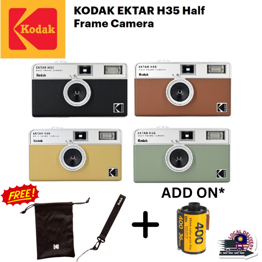 KODAK EKTAR H35 Half Frame Film Camera (Ready Stock) | Shopee Malaysia