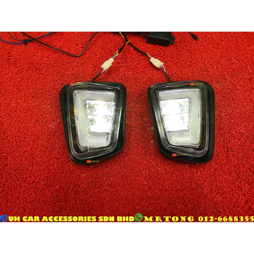 Perodua Axia 2017-2018 (G SPEC) Front Bumper Led Drl Daylight Light ...
