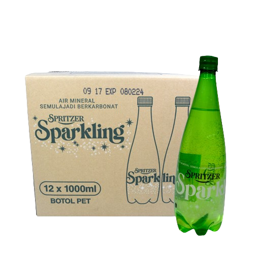 SPRITZER SPARKLING MINERAL WATER - 12 X 1L | Shopee Malaysia