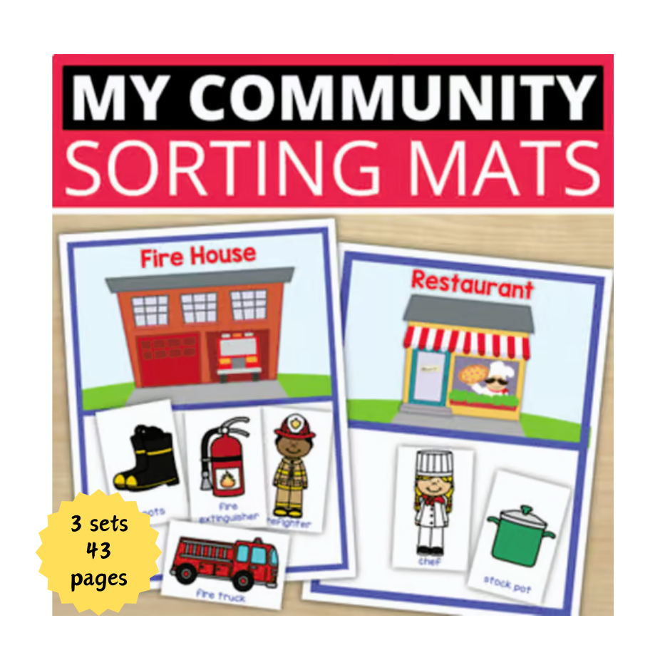 A574 – [PDF] Community Helpers Sorting & Categorizing Activity 3 sets ...