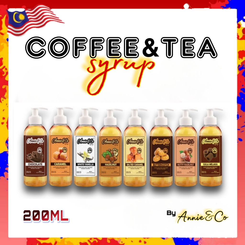 ANNIE&CO SYRUP READY STOCK Coffee Cordial Kordial Sirap Pemanis Kopi ...