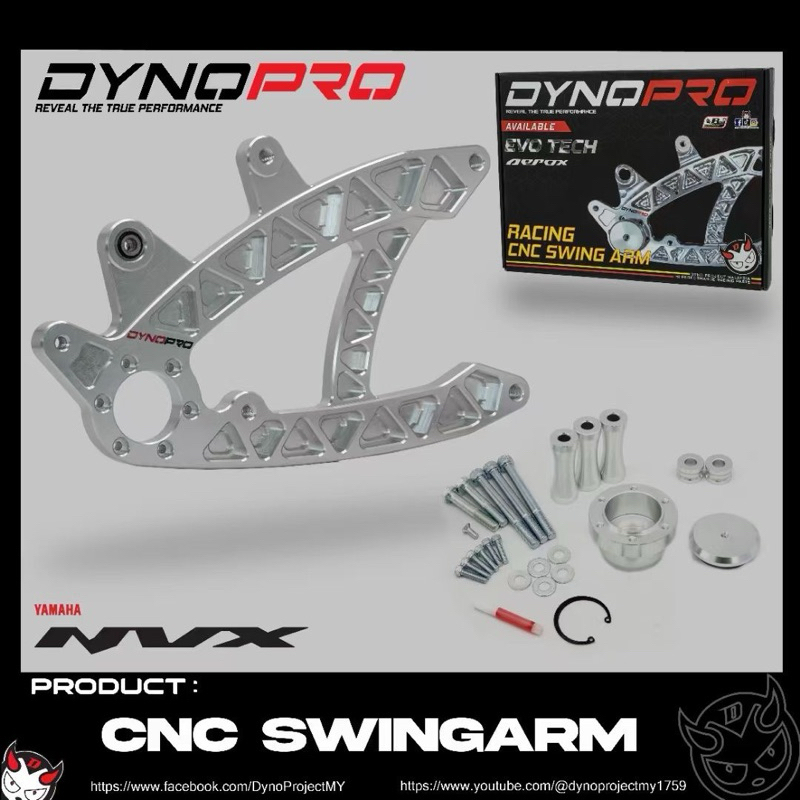 DYNOPRO EVO TECH RACING CNC SWING ARM NVX-AEROX V2 | Shopee Malaysia