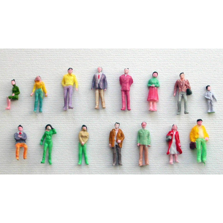 1/87 human painted miniatures - Standing pose (10pcs/pack) | Shopee ...
