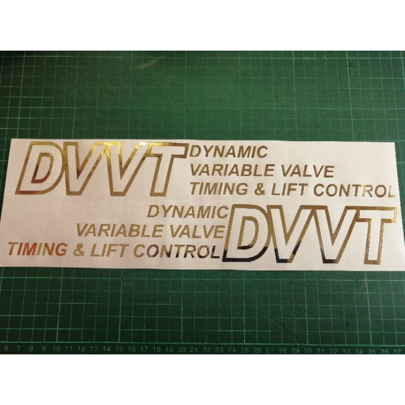 sticker super krom DVVT myvi alza toyota | Shopee Malaysia