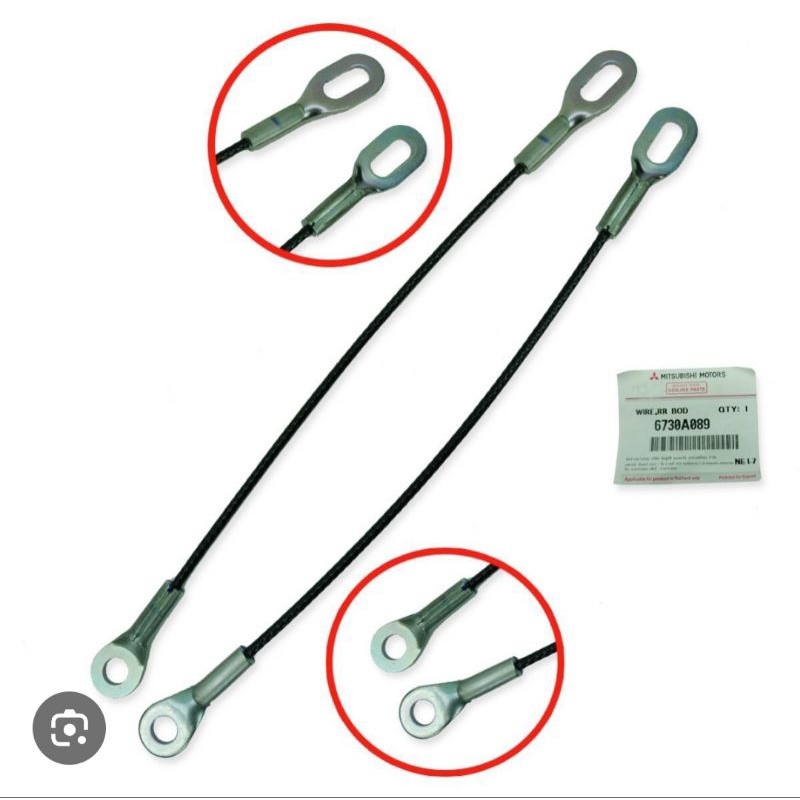 Mitsubishi Original Triton 2015 KL3T KL1T Tail Gate Bonnet Cable Wire ...