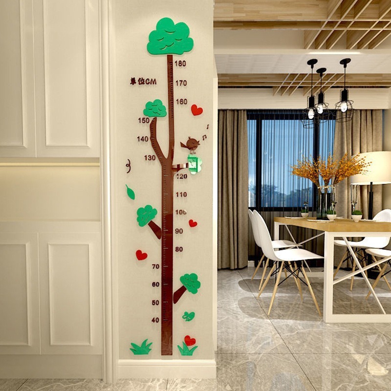 【Art Living】 Kids Room Growth Chart 3D Children Height Measuring Chart ...