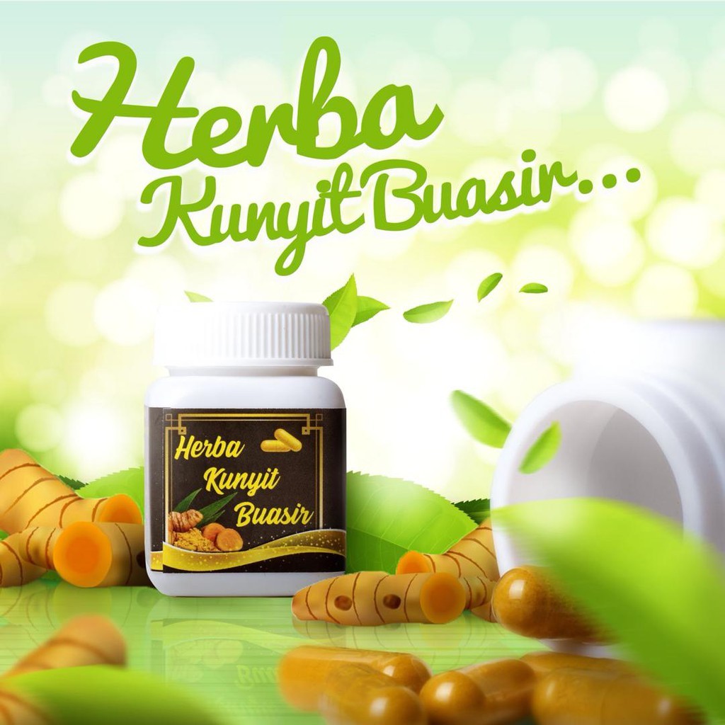 UBAT HERBA KUNYIT BUASIR HKB - ORIGINAL TERAPI BUASIR TERBAIK, BERKESAN / KAPSUL,PENAWAR GEL ...