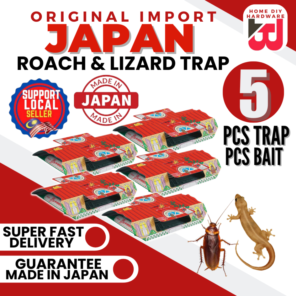 JAPAN Cockroach & Lizard Trap Perangkap Lipas dan Cicak Jepun (pest ...
