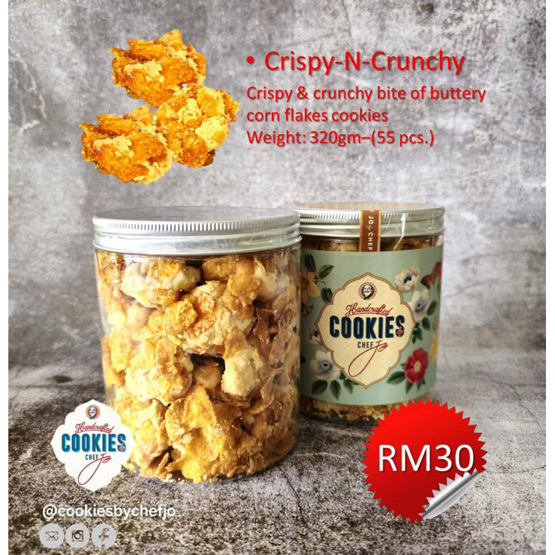 Cookies Raya By Chef Jo 2024 Biskut raya tat nenas redvelvet cookies ...