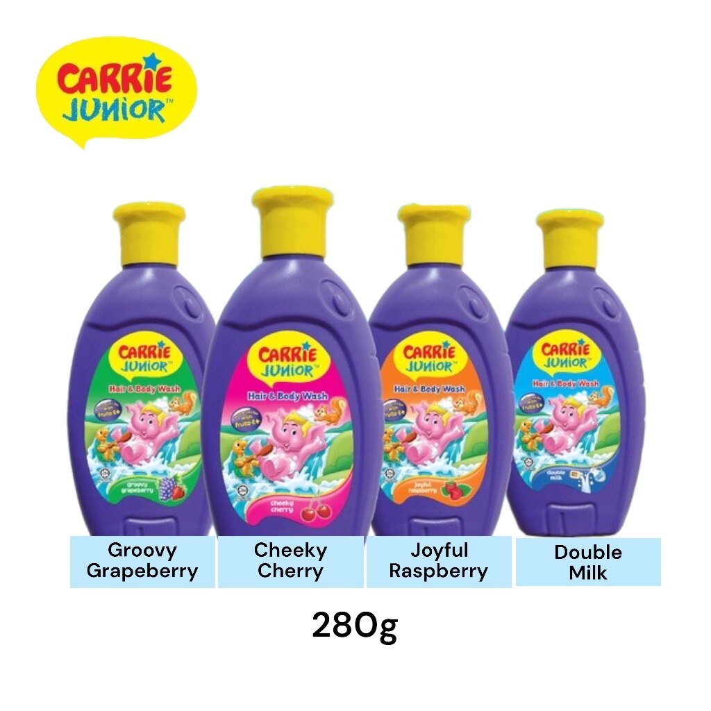 Carrie Junior Hair Body Wash 280g(Assorted) | Shopee Malaysia