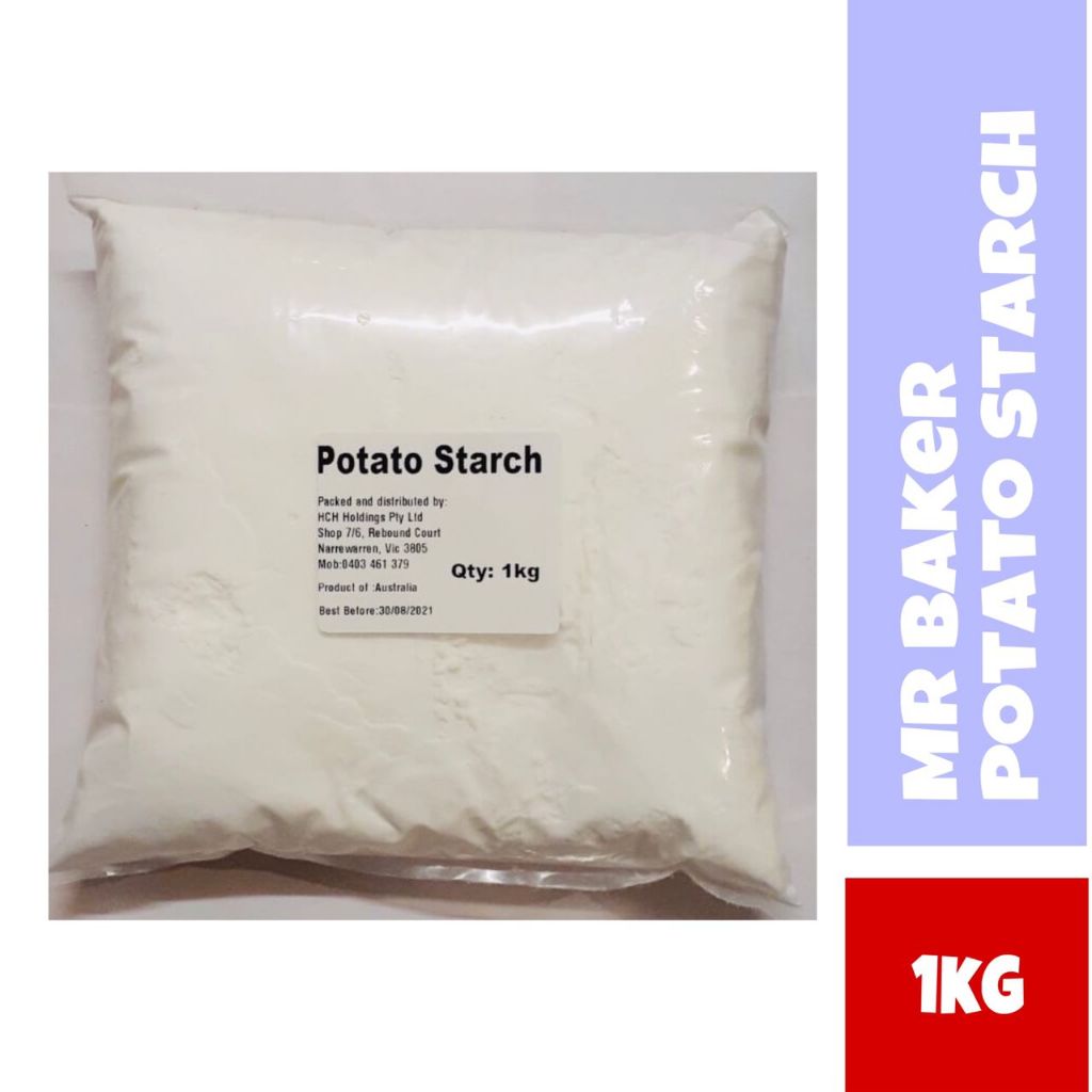 Potato Starch 1kg / Tepung Kentang / Potato Flour / 风车粉 / Halal / Mr ...