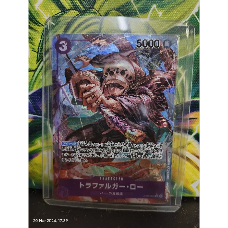 (Ori)One Piece Card Game OP05-069 SR Trafalgar Law AA | Shopee Malaysia