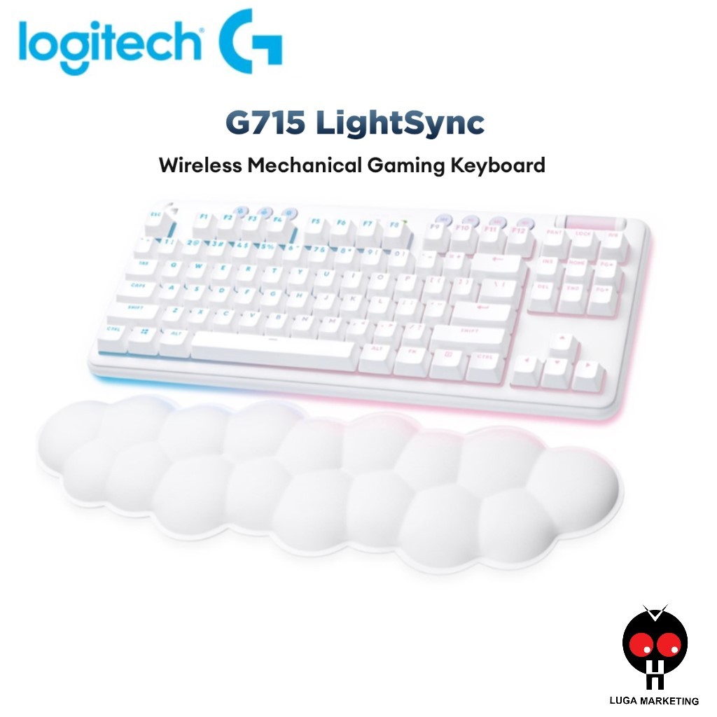 Logitech G715 Wireless Mechanical Gaming Keyboard with LIGHTSYNC RGB ...
