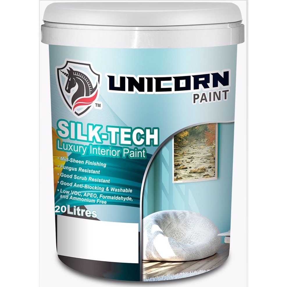 UNICORN PAINT SILK TECH LUXURY INTERIOR PAINT【BASES ONLY】- 20 Litres (PREMIUM GRADE) | Shopee ...