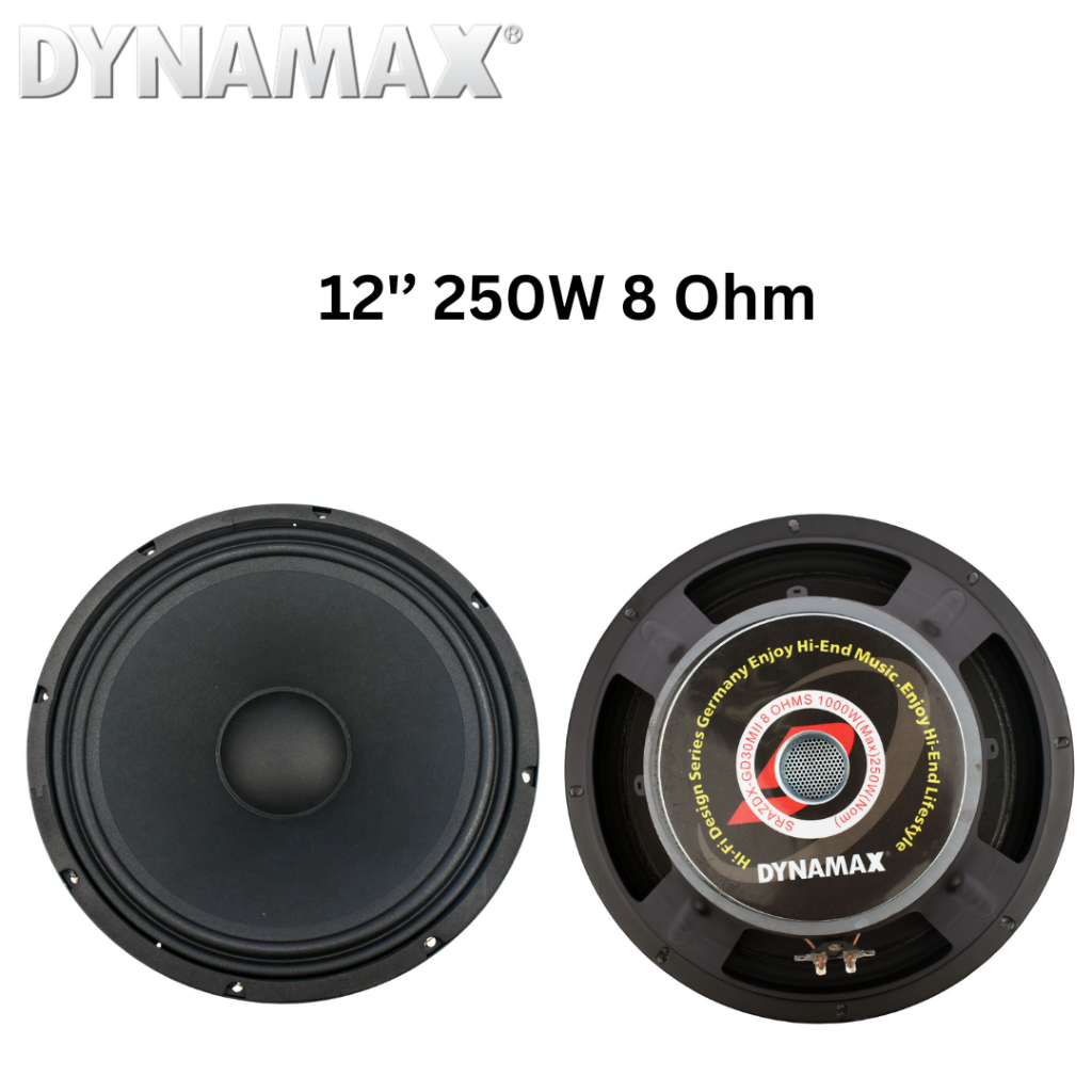 DYNAMAX GD30MII 12 inch 250W 8 ohm Woofer (1 pc) | Shopee Malaysia