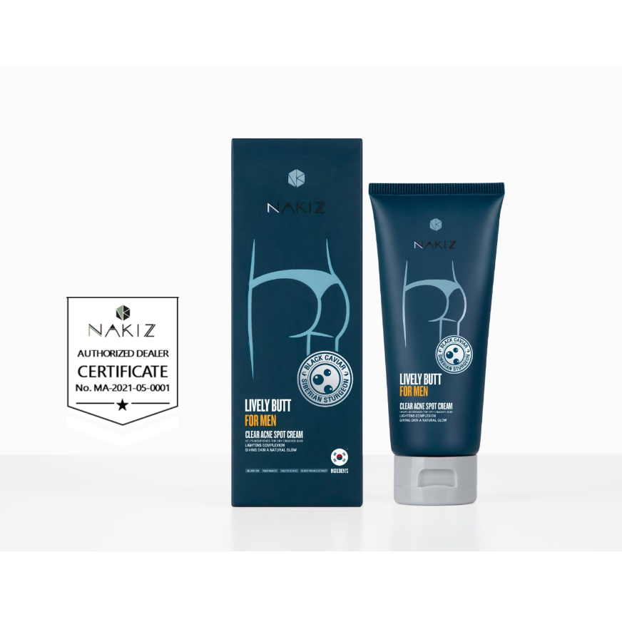 Nakiz Lively Butt For Men Clear Acne Spot Cream (100g) | Shopee Malaysia