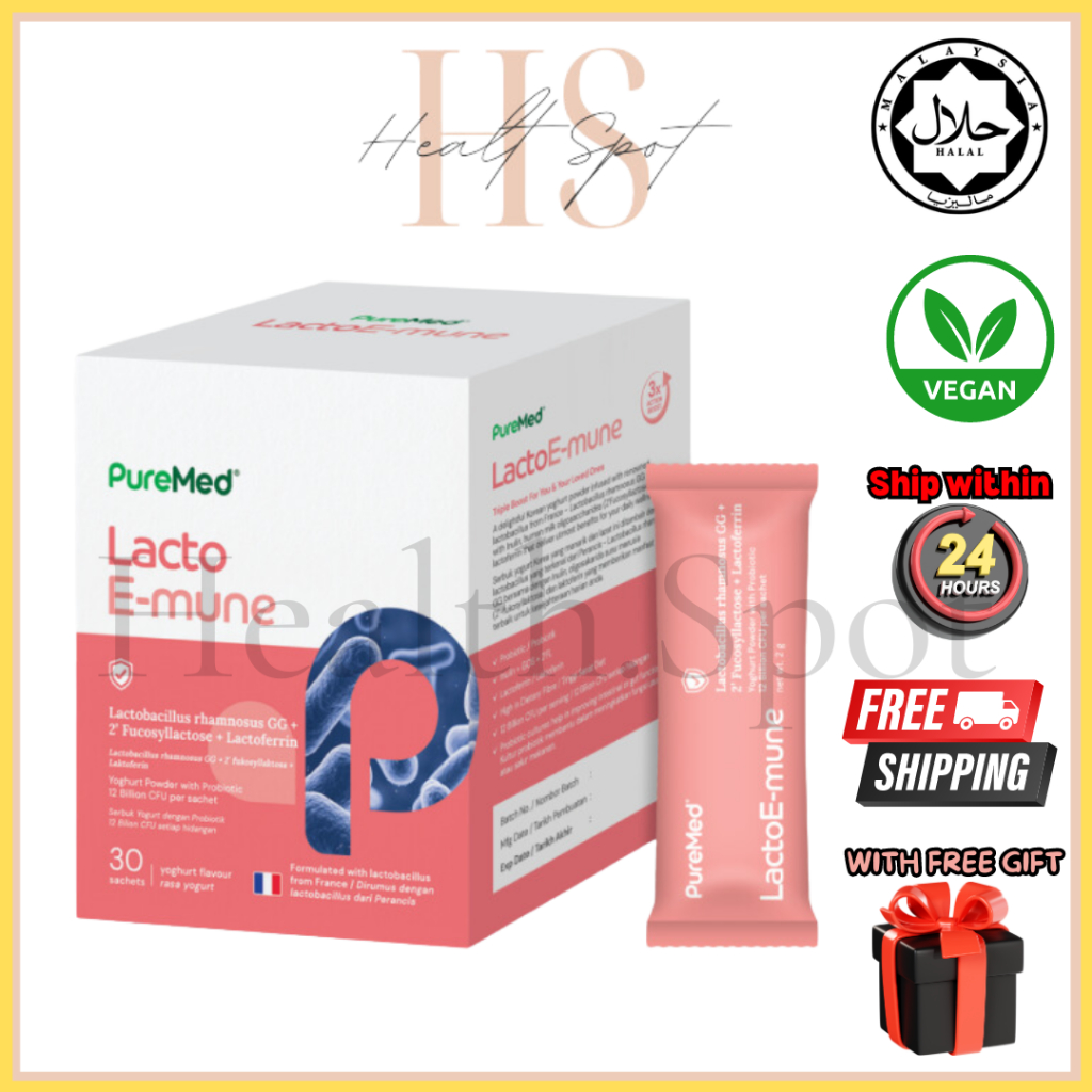 PureMed Lacto-Emune Probiotics and Immune Support for Kids 3 Months and ...