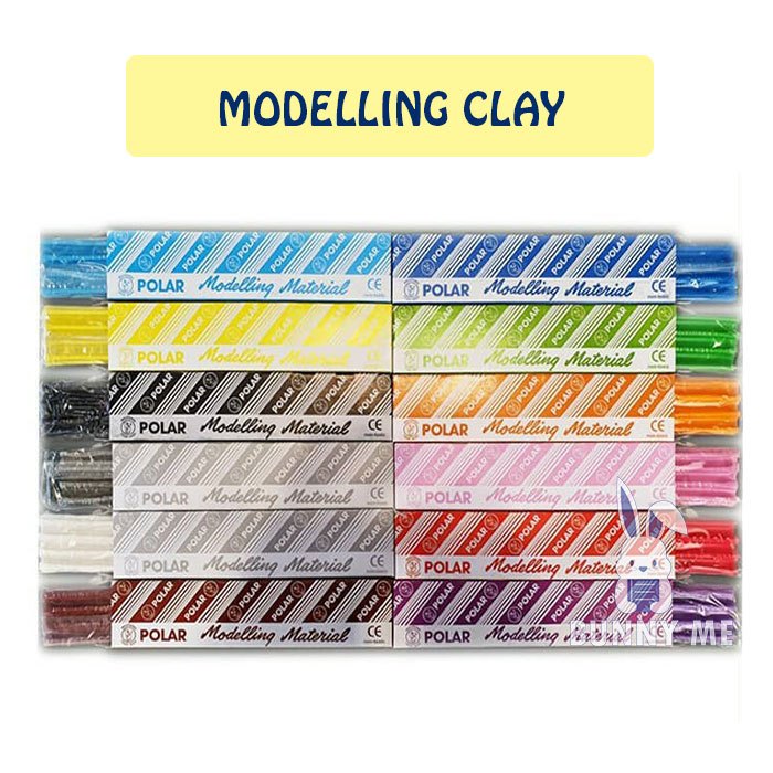 [BUNNY] POLAR MODELLING CLAY | TANAH LIAT (RANDOM COLOUR) | Shopee Malaysia