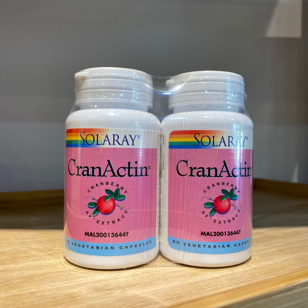 Solaray CranActin Cranberry (60 x 2 Vegetarian Capsules) | Shopee Malaysia