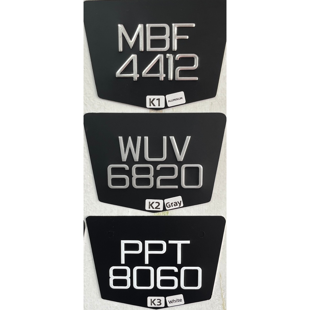 MOTOR NOMBOR PLATE BESI KETUK (TYPE #K) - [PLAT BESI | PLAT ALUMINUM ...