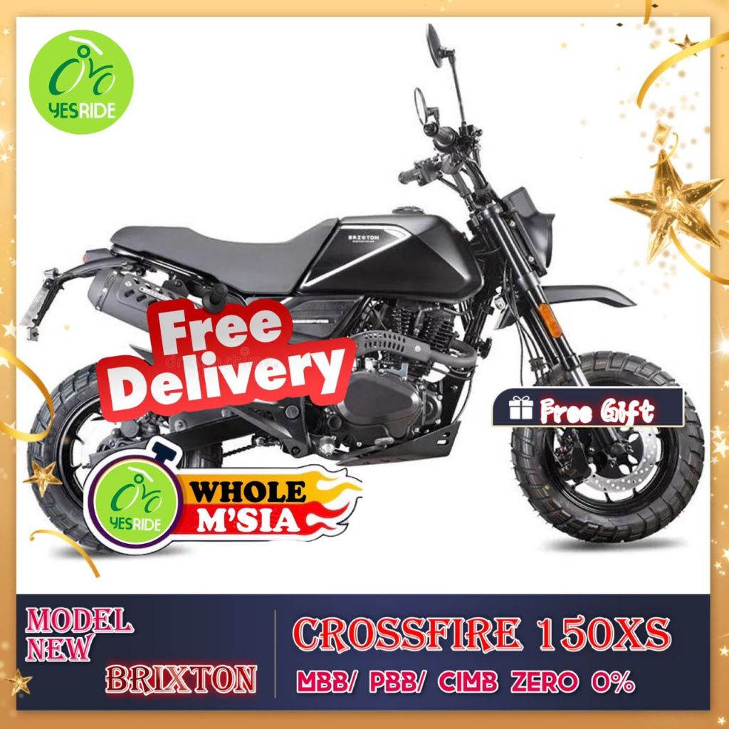 Brixton Crossfire 150XS new model | Shopee Malaysia