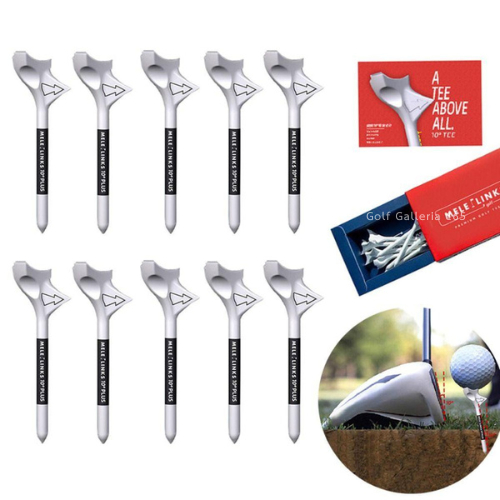 READYSTOCK 10 Degree Golf Tees Reduce OB & Slice 83mm Golf Training Tees Stabilise Durable ...