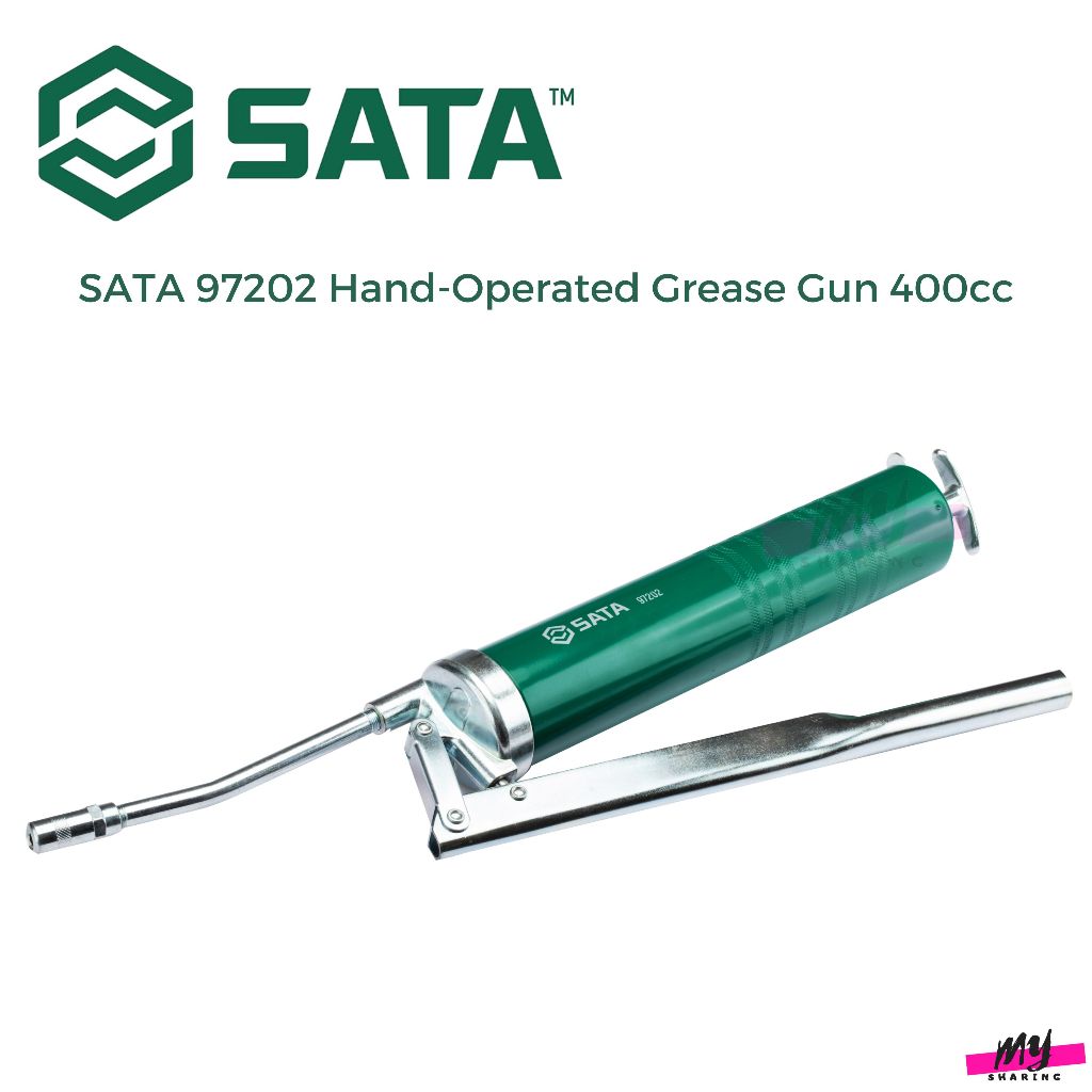 SATA 97202 Hand-Operated Grease Gun 400cc | Shopee Malaysia