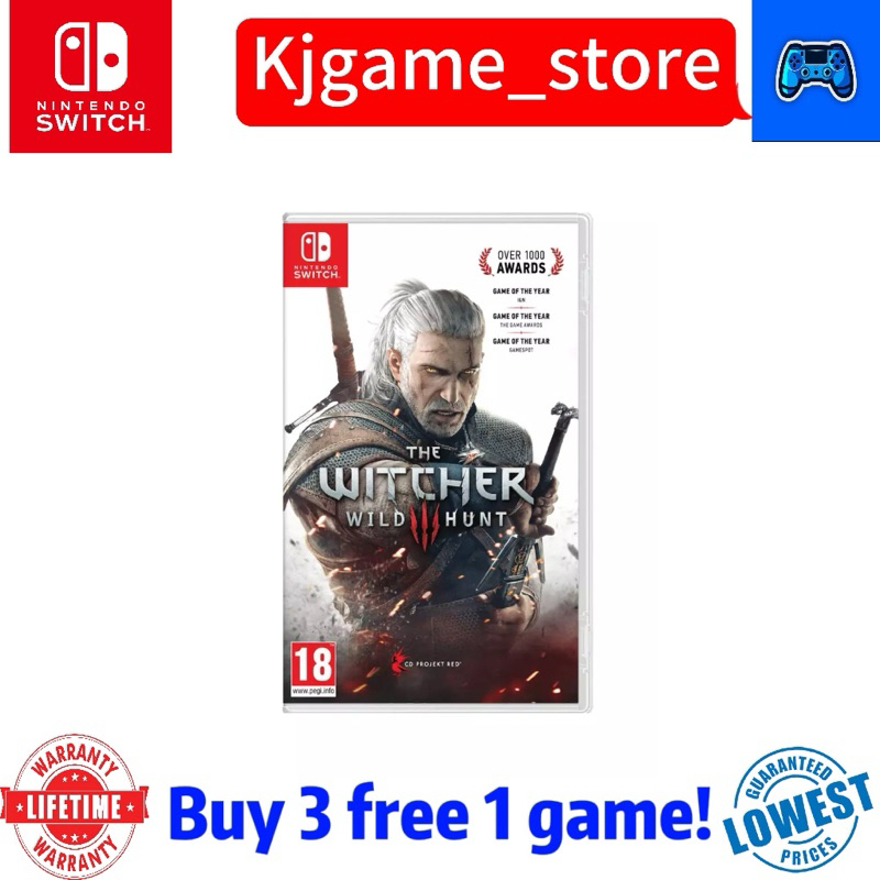 Nintendo Switch The Witcher 3 Wild Hunt Complete Edition *Digital ...