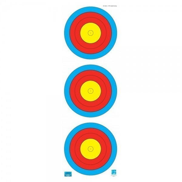 JVD Archery Target Face Vertical Compound 3 x 20cm - Indoor Vertical ...