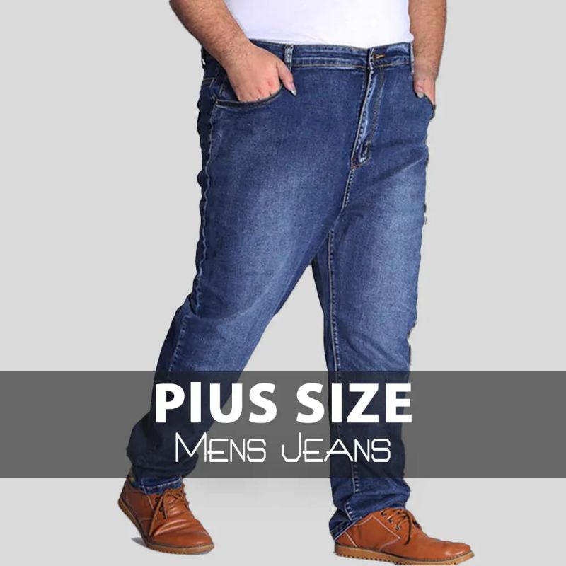 [BIG SIZE]Skinny / Slim fit (SIZE 40-50)Jeans Pant For Men's/Unisex ...