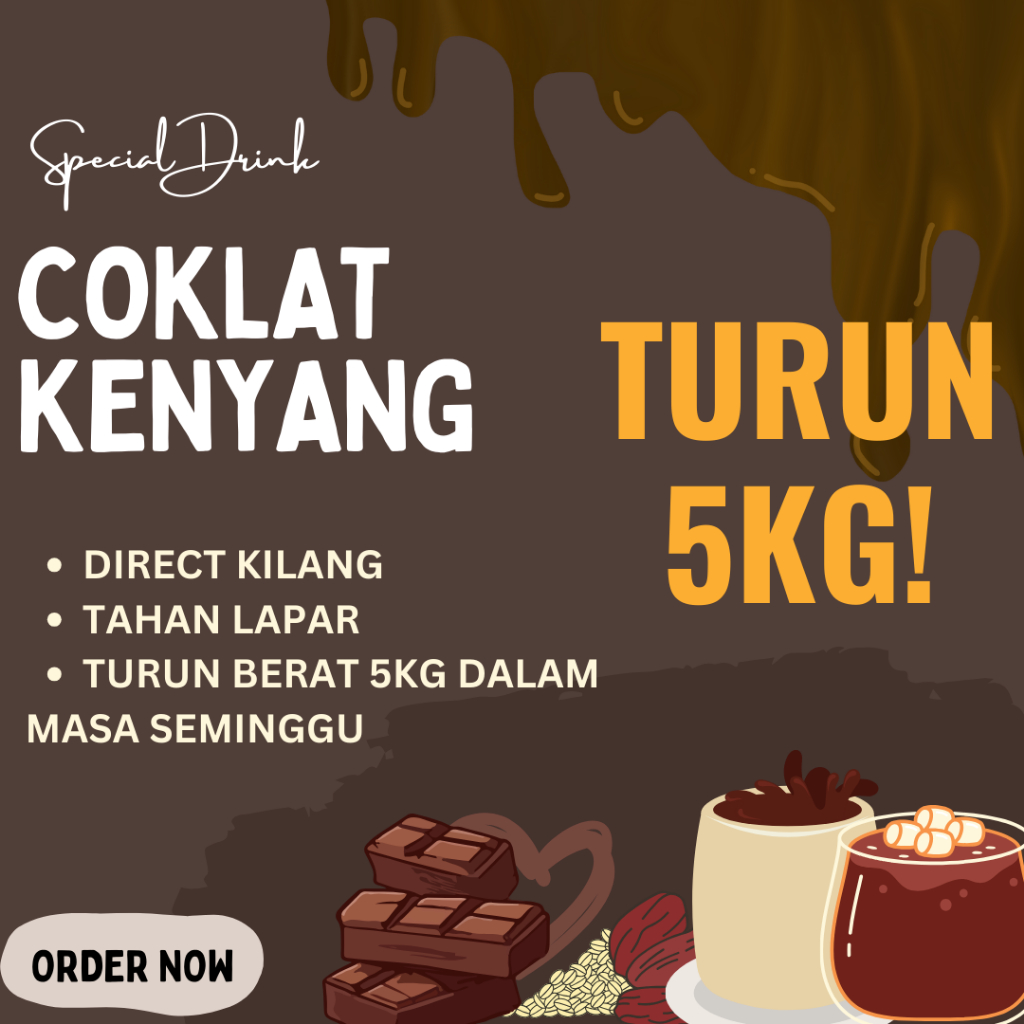 DIRECT KILANG I COKLAT KENYANG I ICED CHOCOLATE I OAT I KURMA I CHIA ...