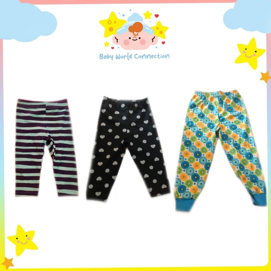 Baby Kids Legging Newborn-7Y, Boy Girl, Warna Hitam, Baby Legging ...