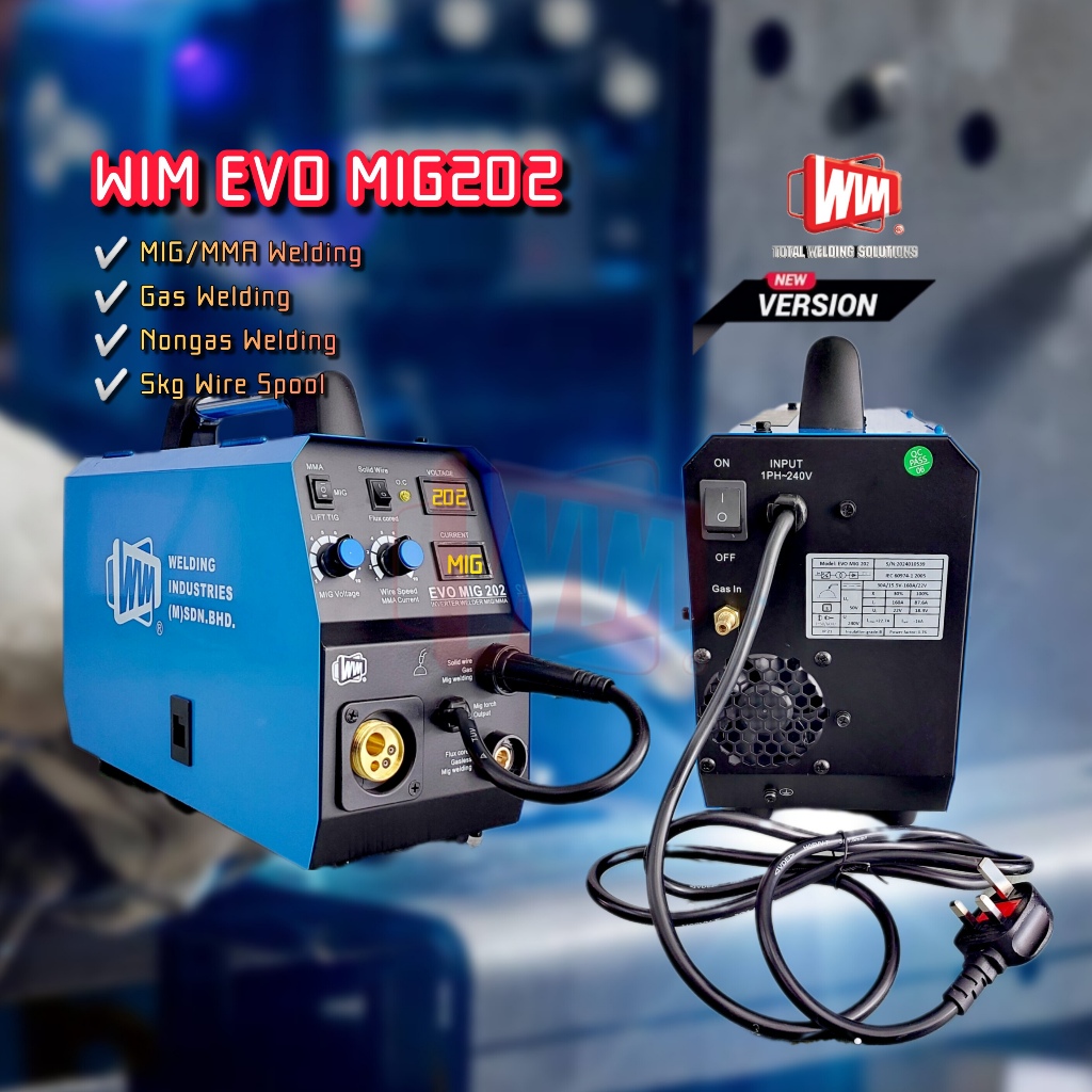 WIM EVO MIG202 Multi-Process Welding Machine | Shopee Malaysia