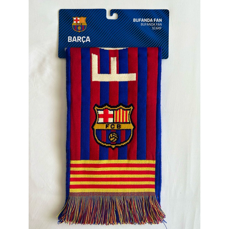 Original FC BARCELONA Bufanda Fan Scarf Mafla | Shopee Malaysia