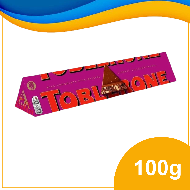 Toblerone Fruit & Nut 100g [EXP: 3/10/2025] | Shopee Malaysia